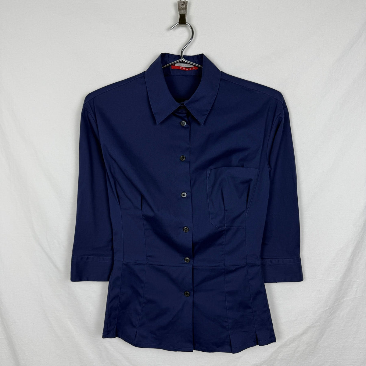 SS07 Prada Darted Button Up Shirt – Boketto